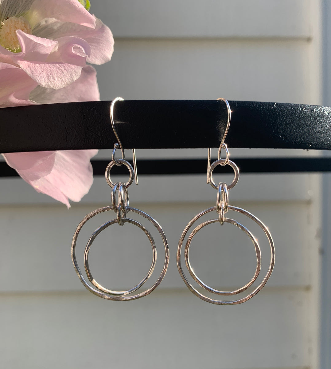 Double Dangling Hoops – Lyon Pond Studio